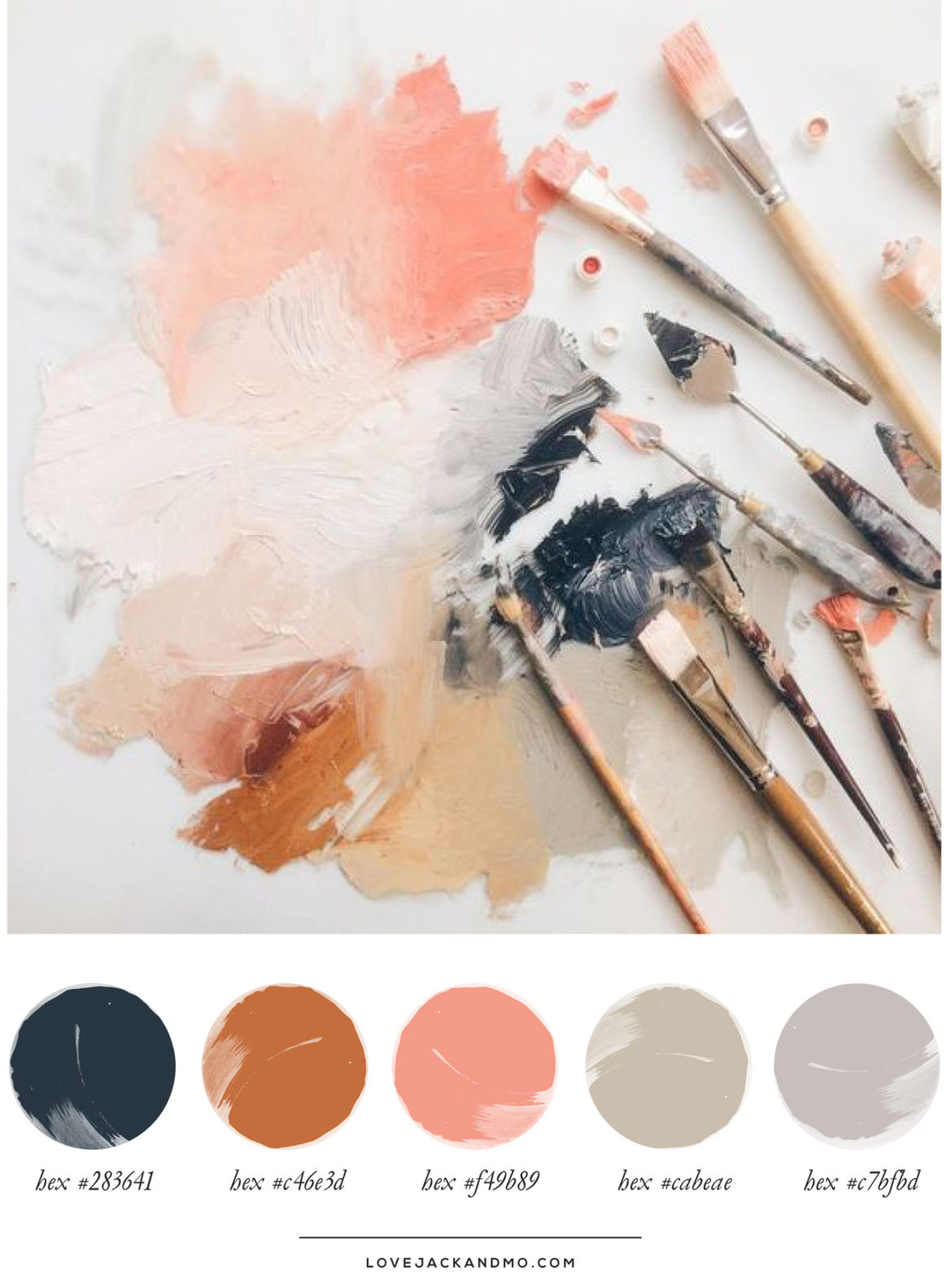 Free Color Palette: A Painter's Palette • Jack and Mo